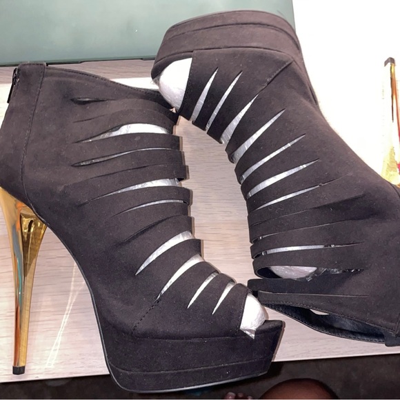 JustFab | Shoes | Sexy Black 6 Inch Platform Heels | Poshmark